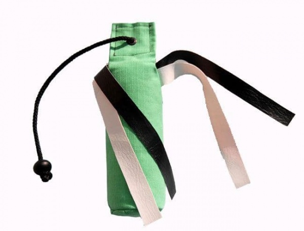 Gun Dog Training Canvas Launcher Dummy With Streamer - horse and hoof