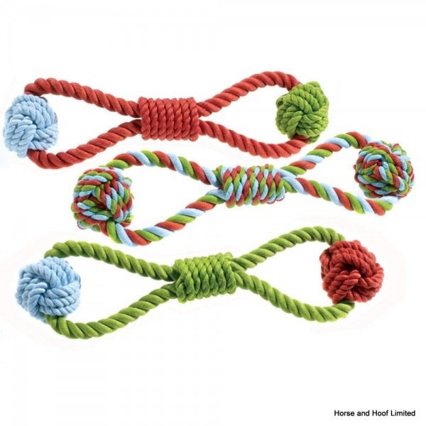Classic Rope Tug Dog Toy 330mm - horse and hoof
