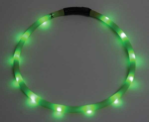 Rosewood Flashing LED Dog Collar - horse and hoof