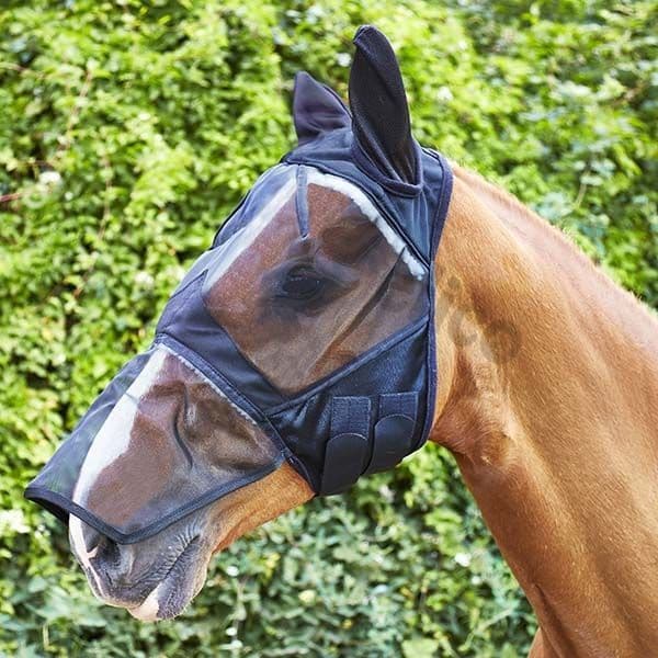 Elico Full Face Fly Mask - horse and hoof