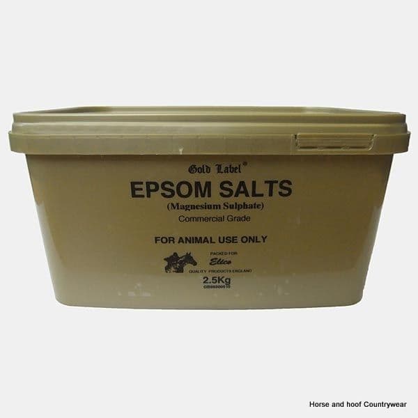Gold Label Epsom Salts - horse and hoof