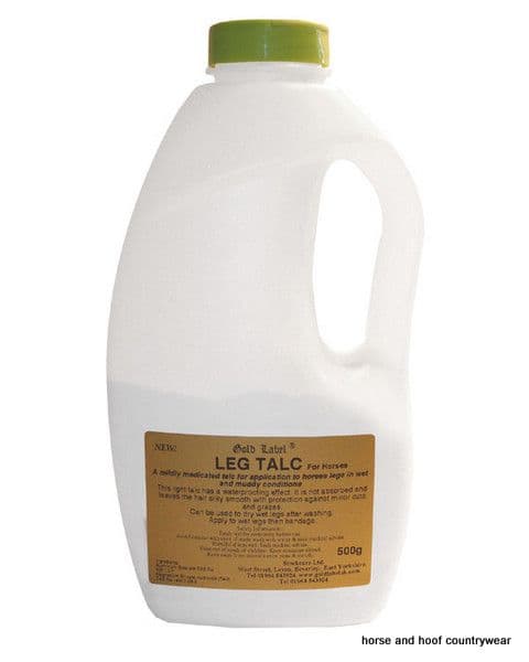 Gold Label Leg Talc - horse and hoof