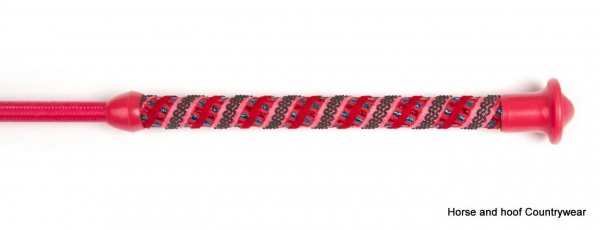 HySCHOOL Hot Pink Schooling Whip - horse and hoof