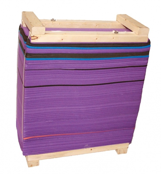 Square Straw Archery Boss-90cm - horse and hoof