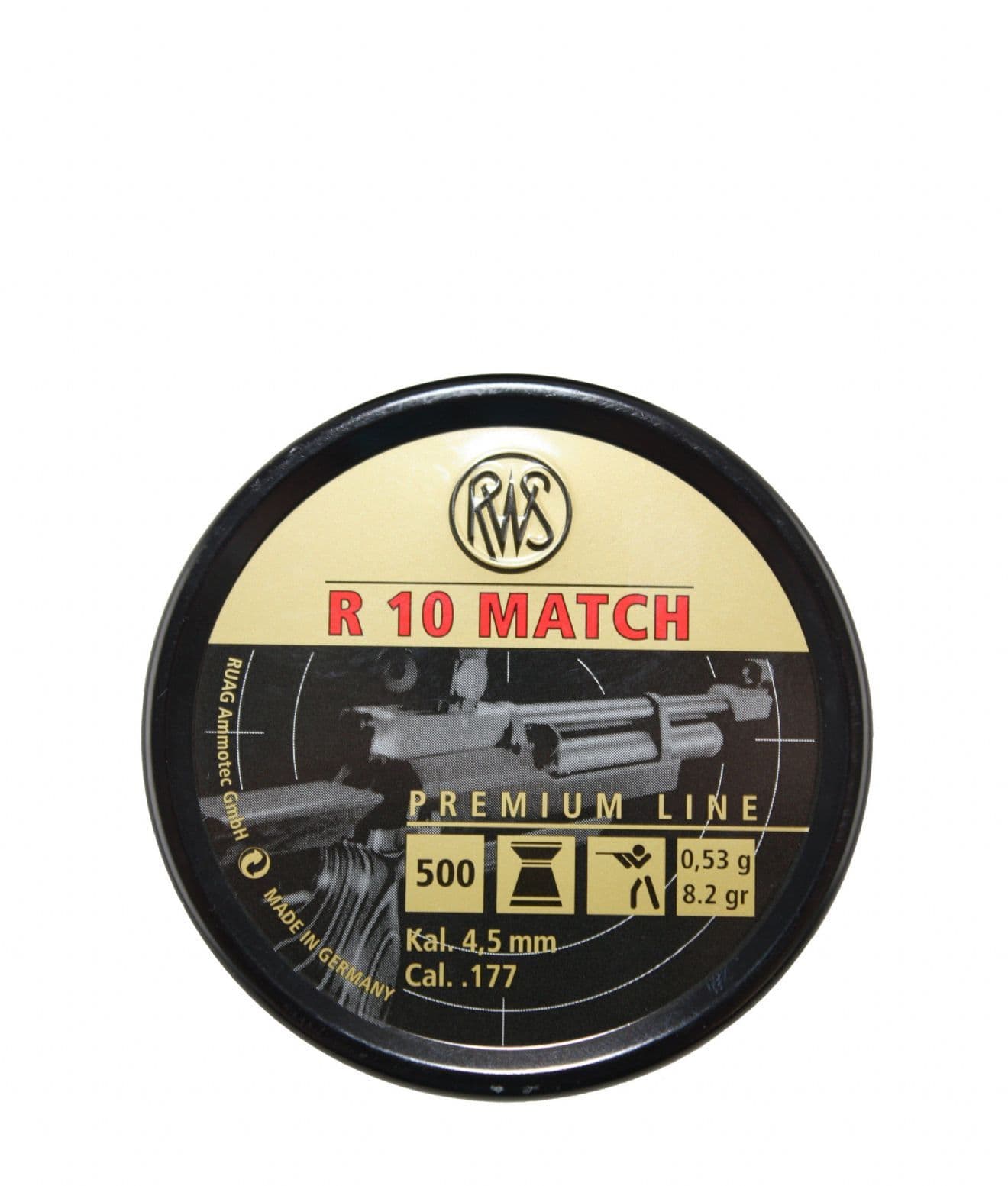177 RWS R10 Match Pellets - horse and hoof