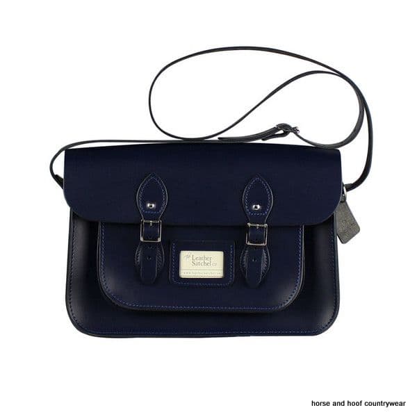 14 Inch Traditional Hand Crafted British Vintage Leather Satchel ...