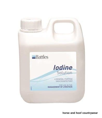 Battles Iodine Solution - horse and hoof
