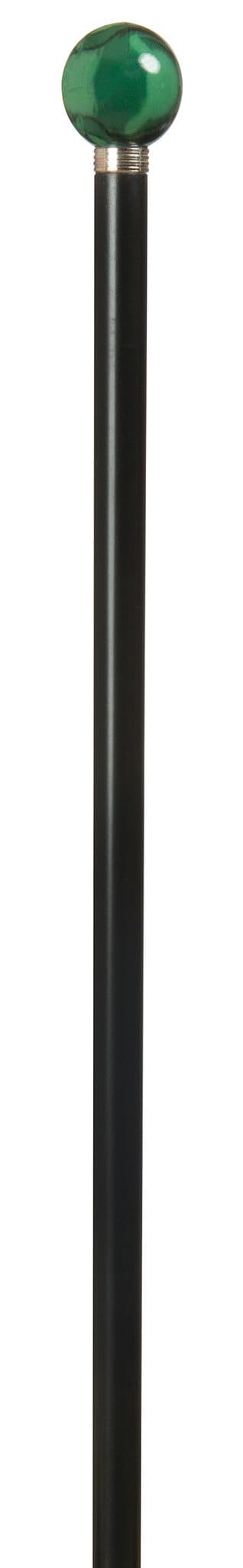 Classic Canes spherical acrylic cap stick - horse and hoof