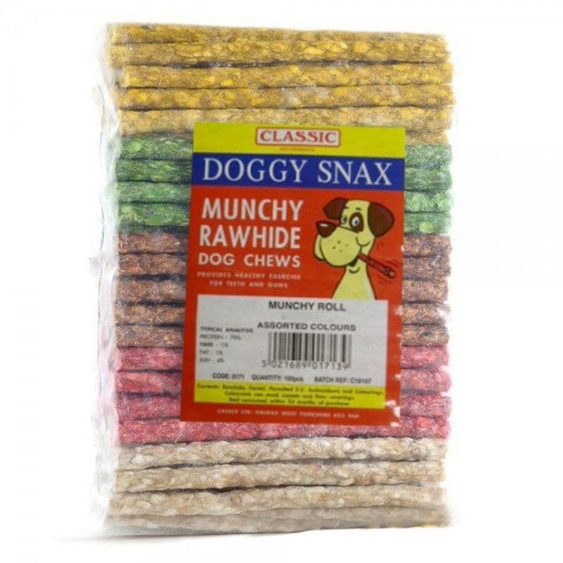 Classic Munchy Mini Rolls Assorted 100 x 13cm - horse and hoof