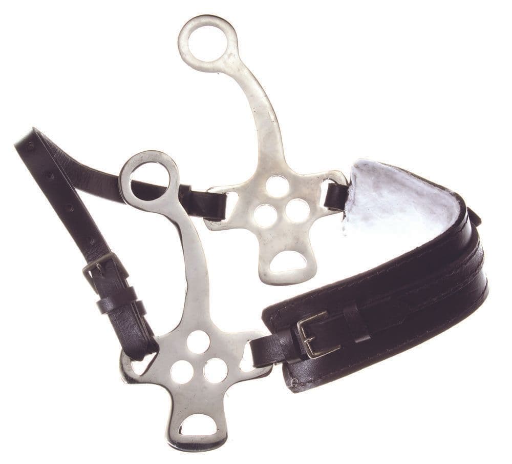 English Leather Hackamore - Inc Leather - horse and hoof