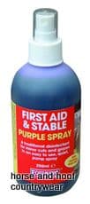 Equimins Purple Spray - horse and hoof