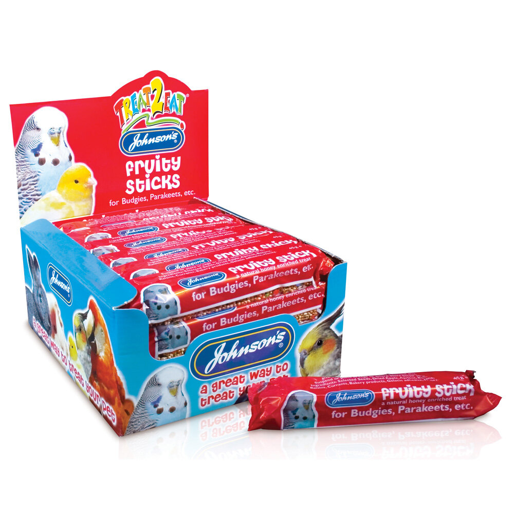 JVP Budgie Fruity Sticks x 28 - horse and hoof