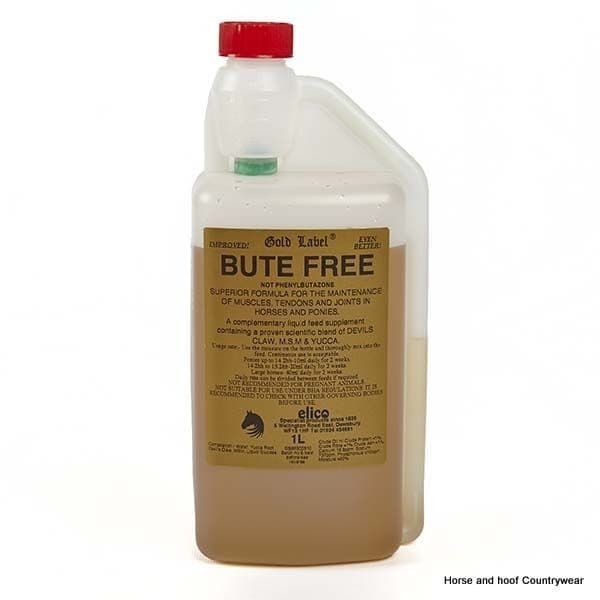 Gold Label Bute Free - horse and hoof