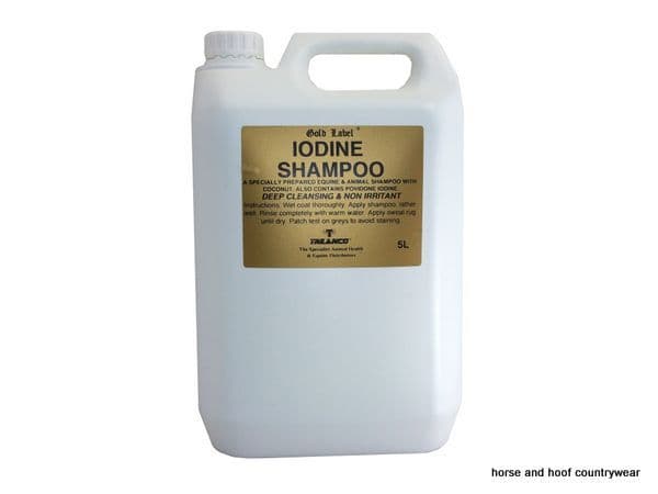 Gold Label Iodine Shampoo - horse and hoof
