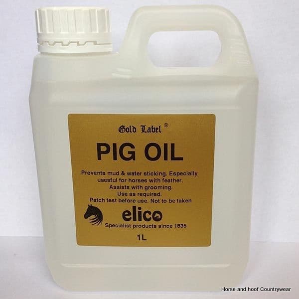 Gold Label Pig Oil Liquid 1 Litre - horse and hoof