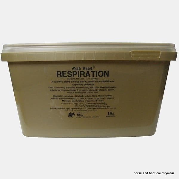 Gold Label Respiration - horse and hoof