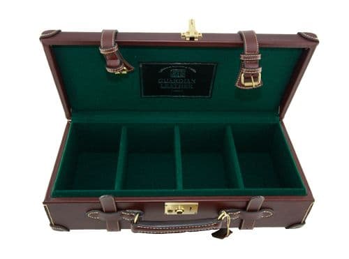 Guardian Leather Loaders Shotgun Cartridge Case - horse and hoof
