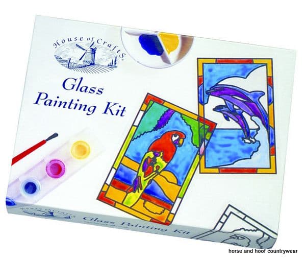House of Crafts Start a Craft Glass Painting Kit - horse and hoof