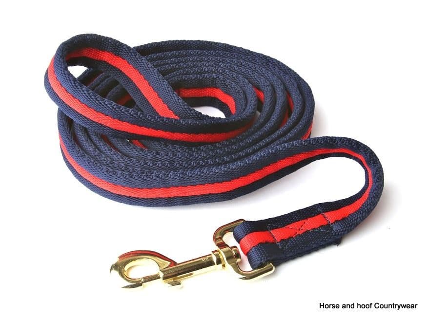 Hy Soft Webbing Lead Rein without Chain - horse and hoof