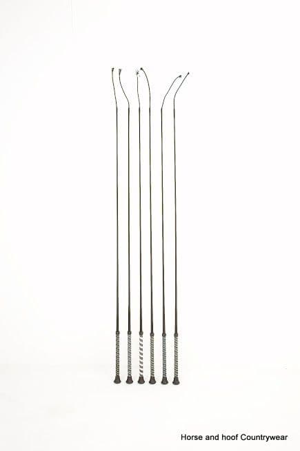 HySCHOOL Schooling Whip Coloured Spiral Sure Grip - horse and hoof