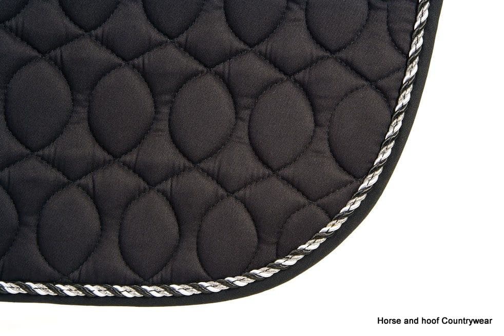 HySPEED Deluxe Saddle Pad with Cord Binding - horse and hoof