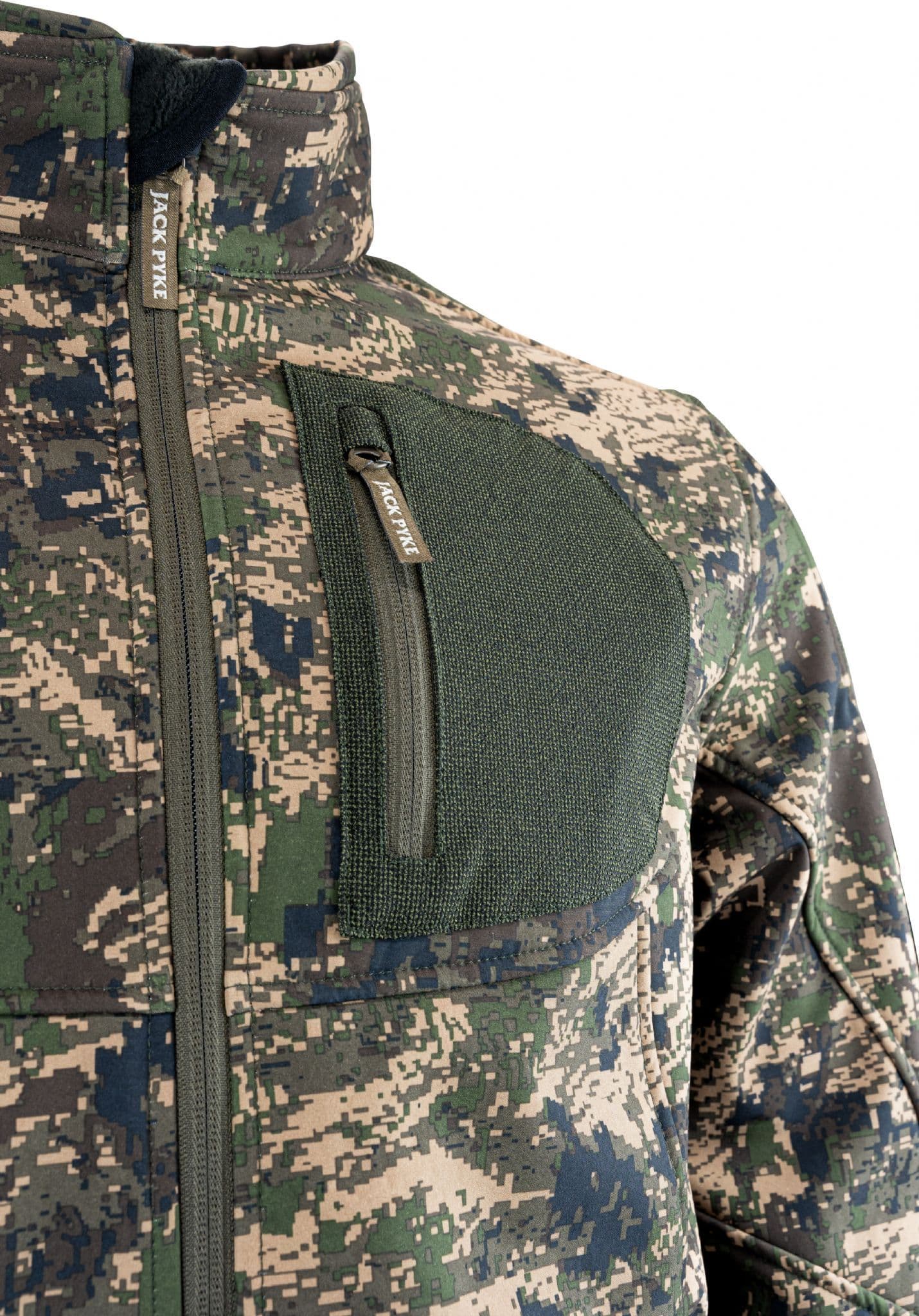 Jack Pyke Softshell Jacket Digicam - horse and hoof