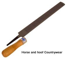 Marlow Tanged Hoof Rasp - horse and hoof