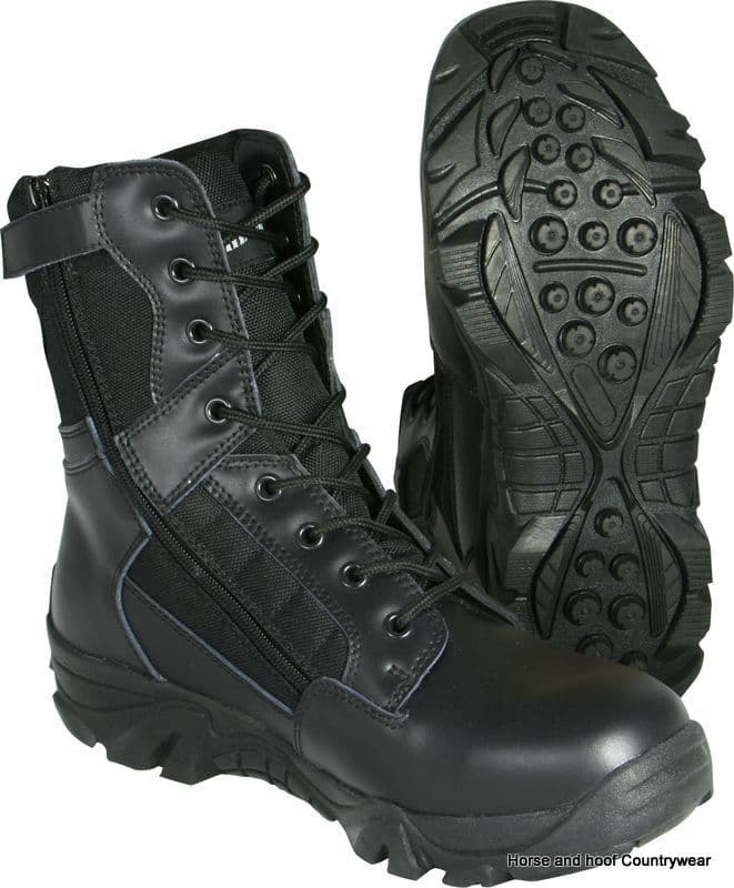 Mil-com Recon Boots - Black - horse and hoof