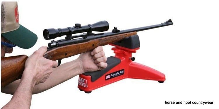 MTM Front Rifle Rest - horse and hoof