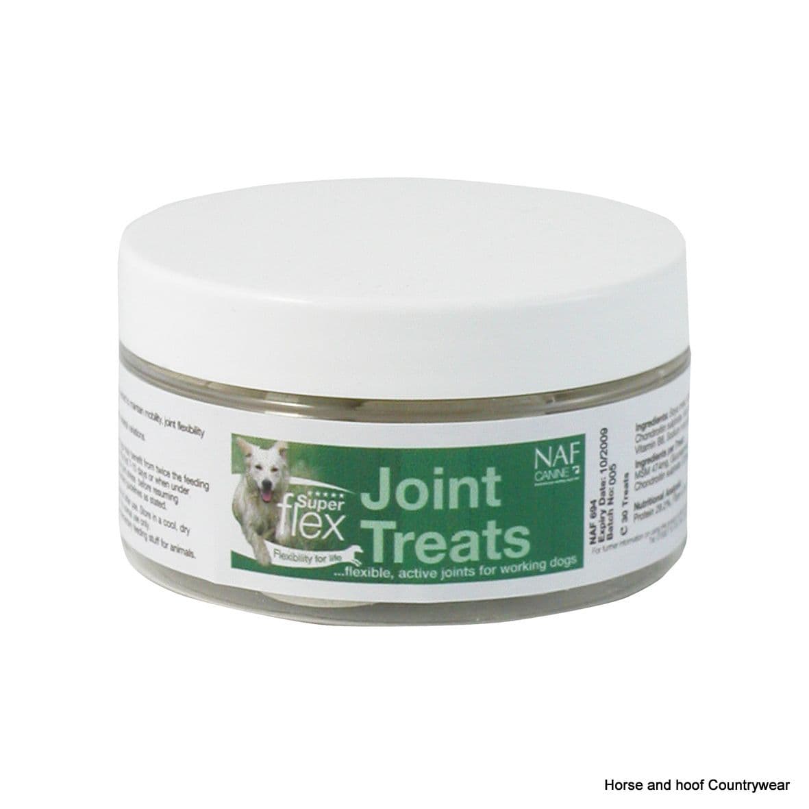 Natural Animal Feeds Canine Superflex Joint Treats - horse and hoof
