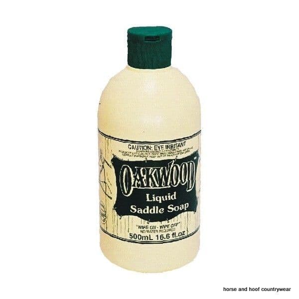 Oakwood Liquid Saddle Soap - horse and hoof