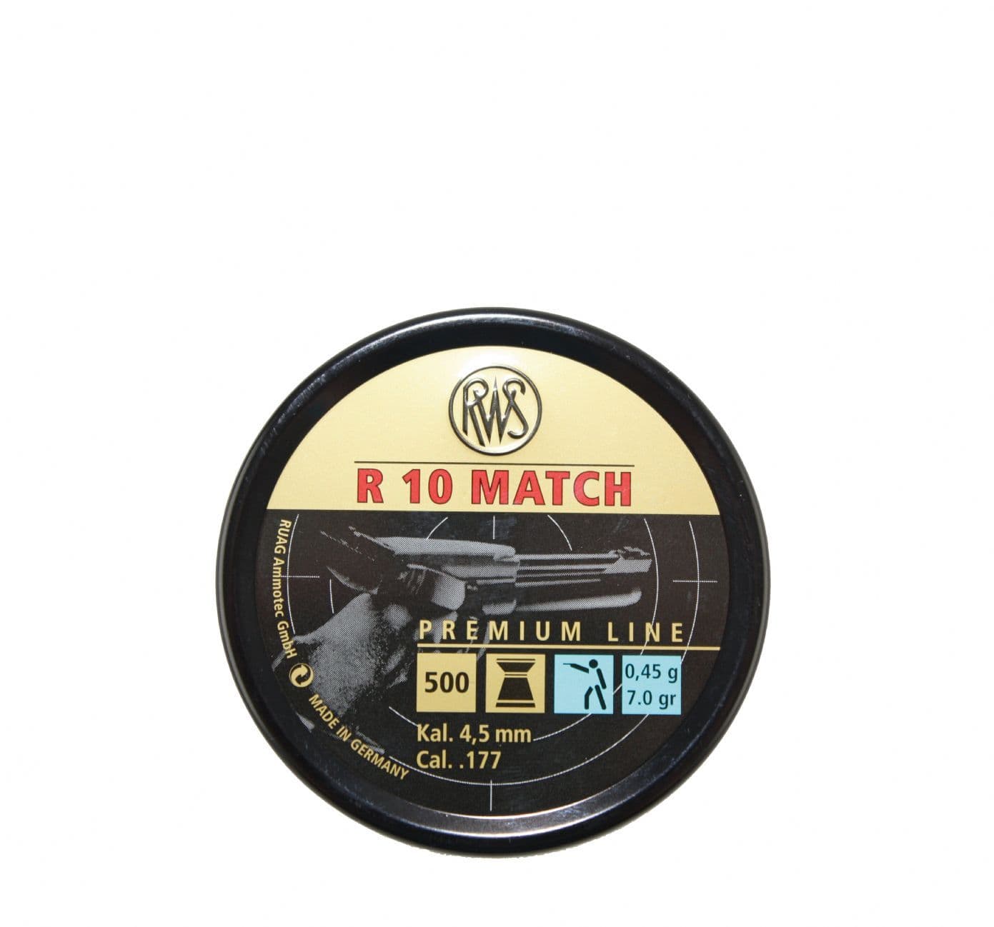 RWS R10 Match Pistol Pellets - horse and hoof