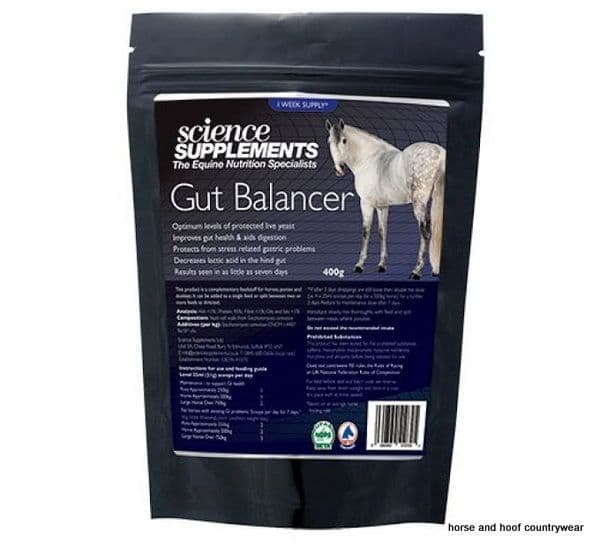 Science Supplements Gut Balancer - horse and hoof