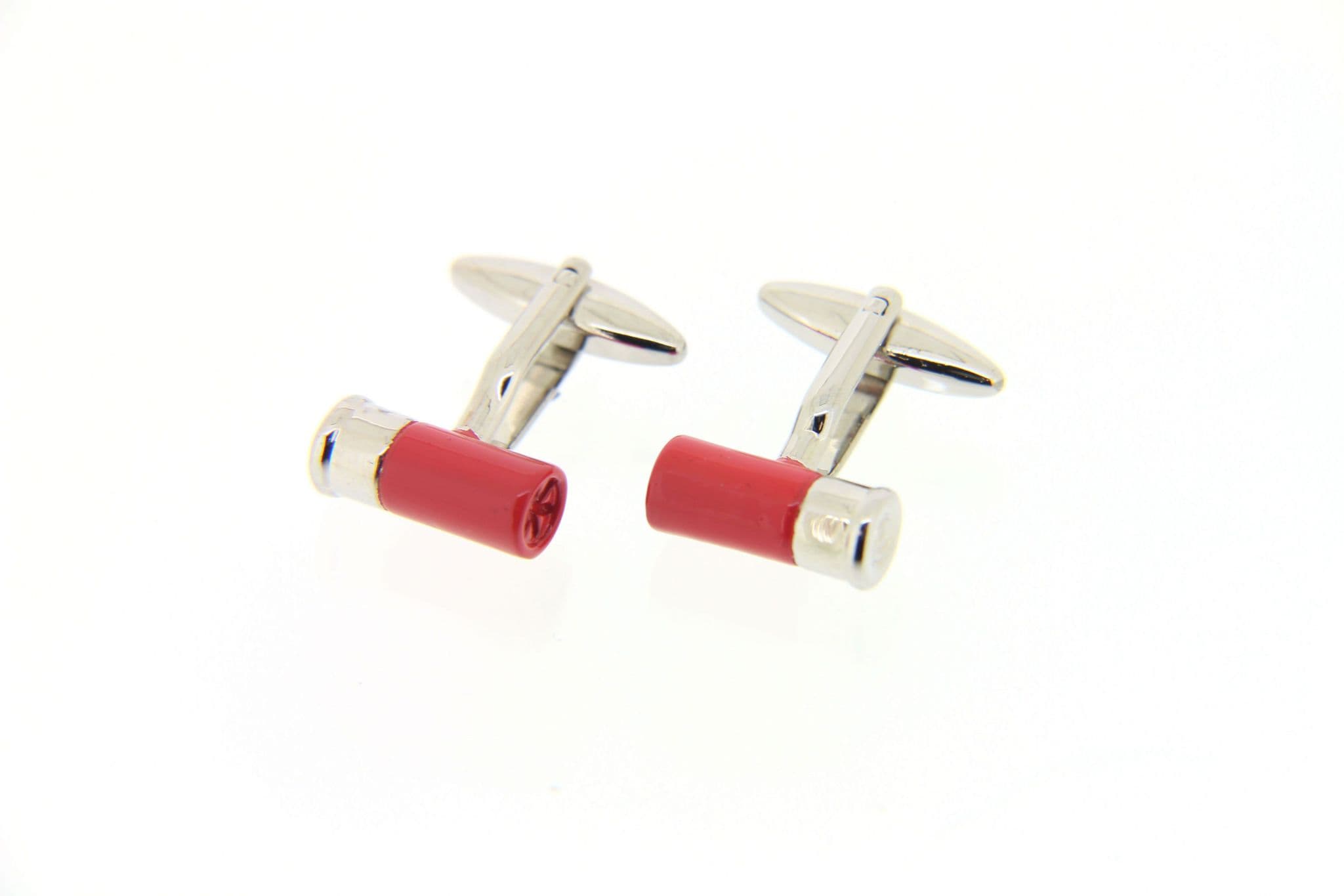 Soprano Red Shotgun Cartridge Country Cufflinks - horse and hoof
