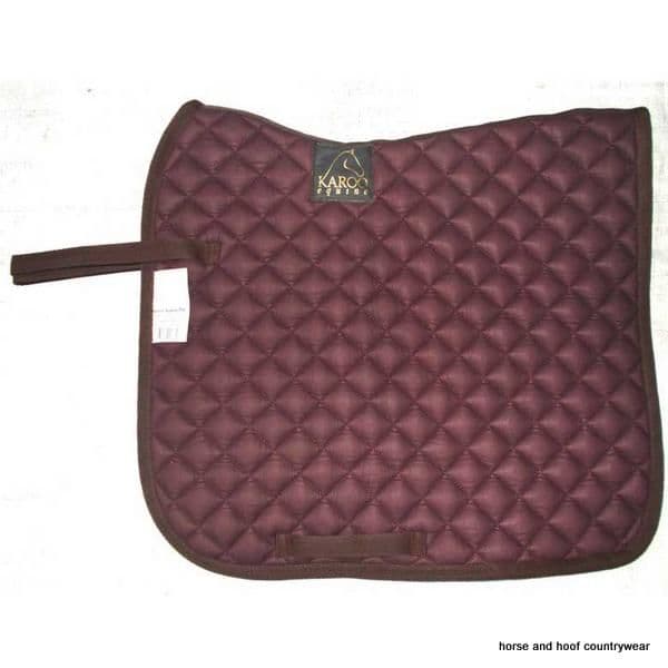 Square Saddle Pad - horse and hoof