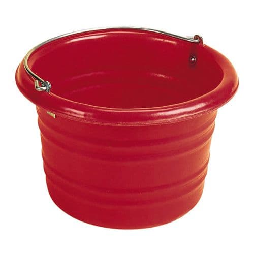 Stubbs Jumbo Feed/Water Bucket S43 - horse and hoof