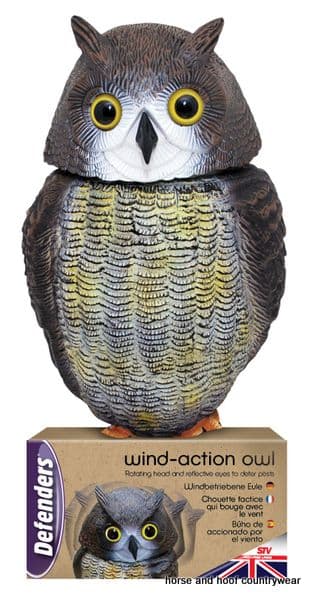 STV International Wind Activated Action Owl Deterrent - horse and hoof