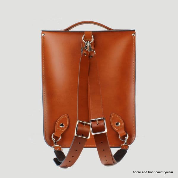 Traditional Handmade British Vintage Leather Backpack - London Tan ...