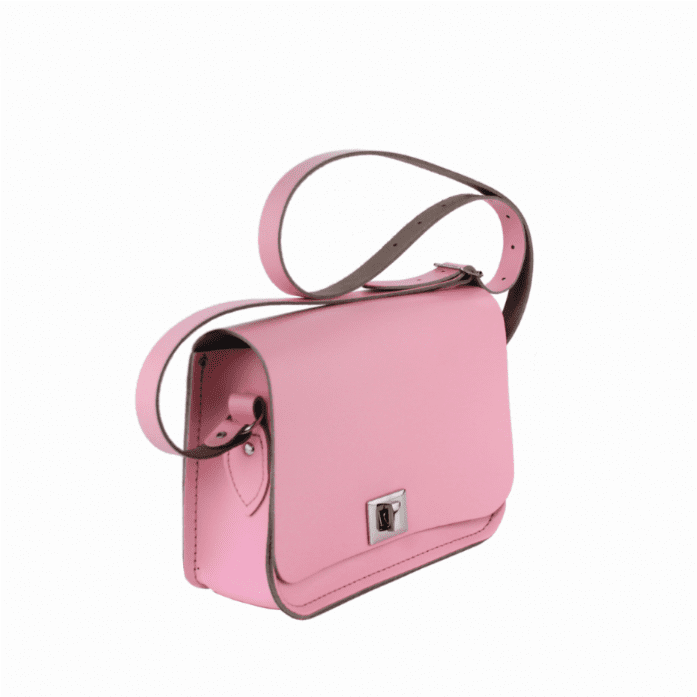 Traditional Handmade British Vintage Leather Medium Pixi Bag - Candy ...