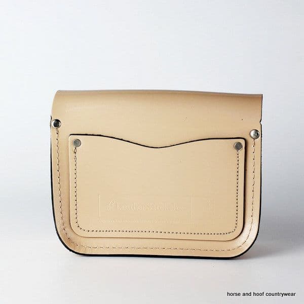 Traditional Handmade British Vintage Leather Small Pixi Bag - Patent ...