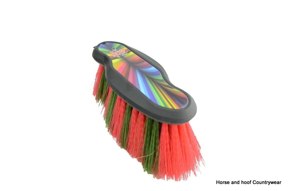 Vale Brothers Equerry S-Line Long Dandy Brush - horse and hoof
