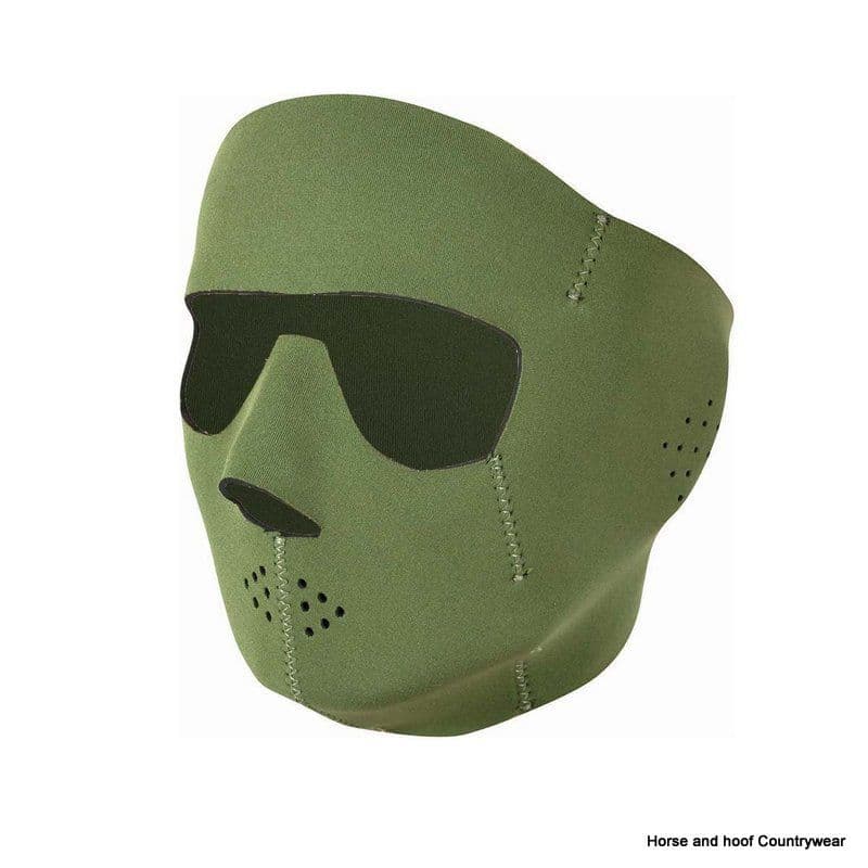 Viper Special Ops Face Mask - Green - horse and hoof