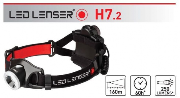 LED Lenser SE07R Head Torch - horse and hoof