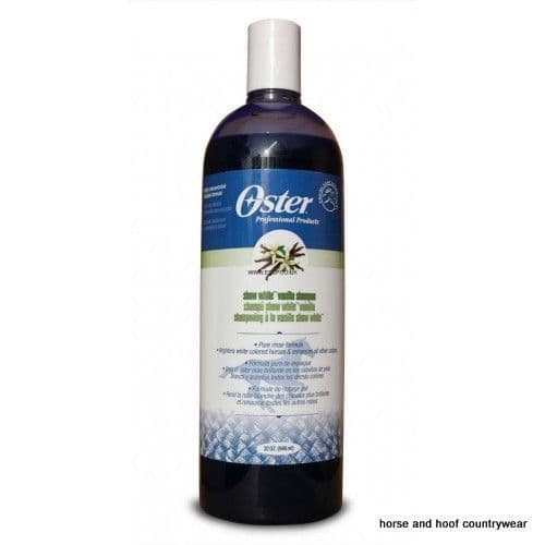 Oster Snow White Vanilla Shampoo - horse and hoof