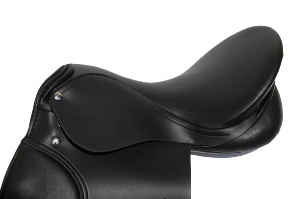 Rhinegold Synthetic Cub Saddle - horse and hoof