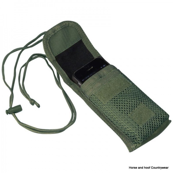 Viper Modular Phone Pouch - Green - horse and hoof